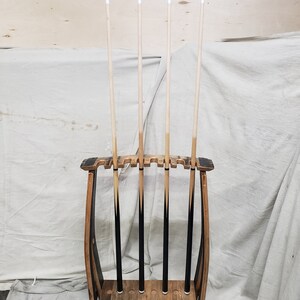 Barrel Stave Billiard/pool Cue Floor Rack - Etsy