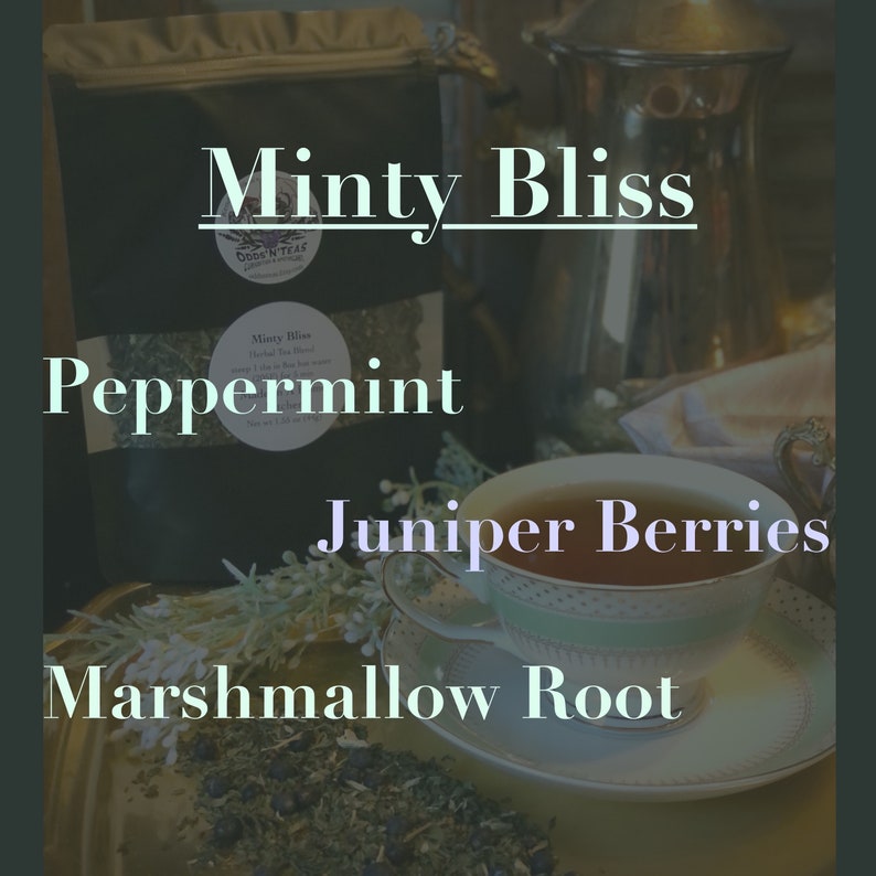 Minty Bliss - Herbal Tea Loose Leaf Blend by Odds’n’teas - Etsy