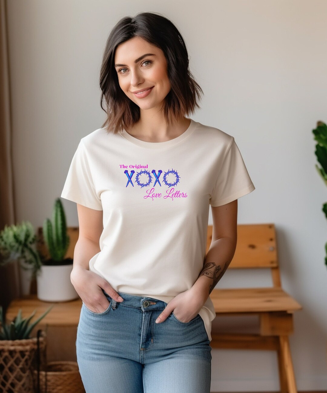 Jesus Love XOXO Unisex Christian T-shirt - Etsy