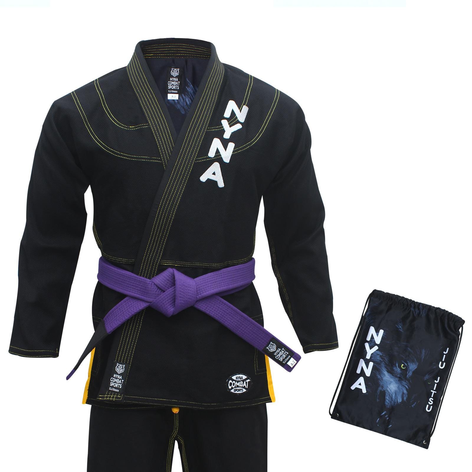 Nyna Brazilian Jiu Jitsu Gi Kimono for Men Women BJJ Gi Cotton 450g ...