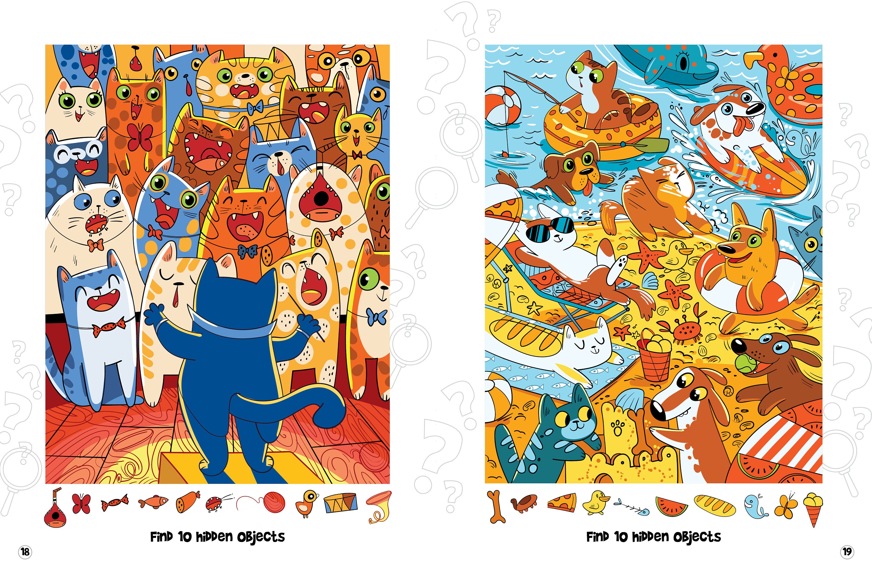 Puzzle Book find the Hidden Object Pets and - Etsy