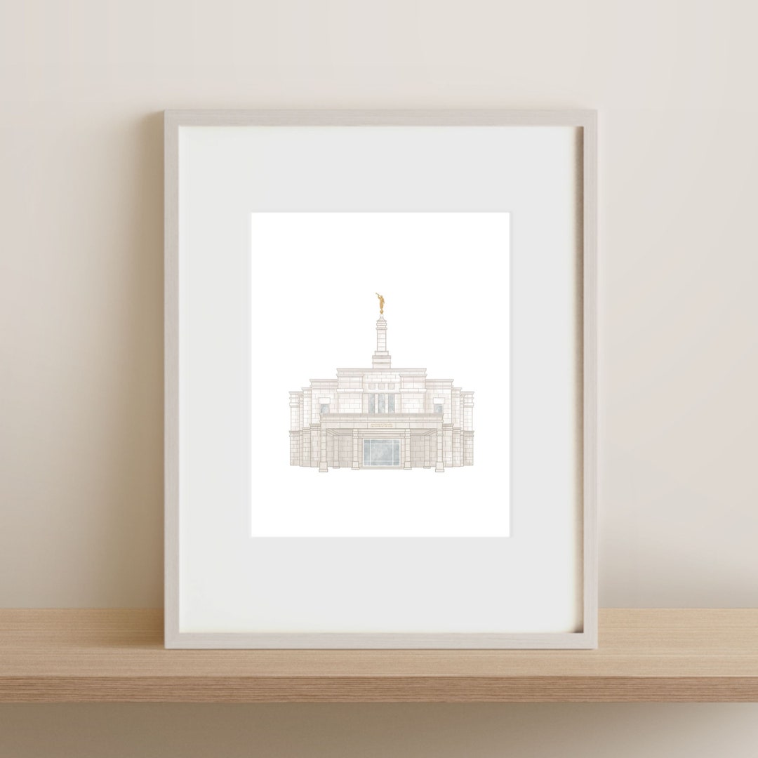 Snowflake Arizona Temple - Digital Download - Etsy