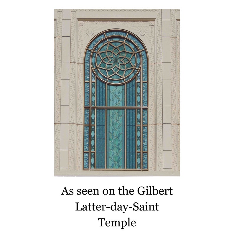 Gilbert Arizona Temple Window - Digital Download - Etsy