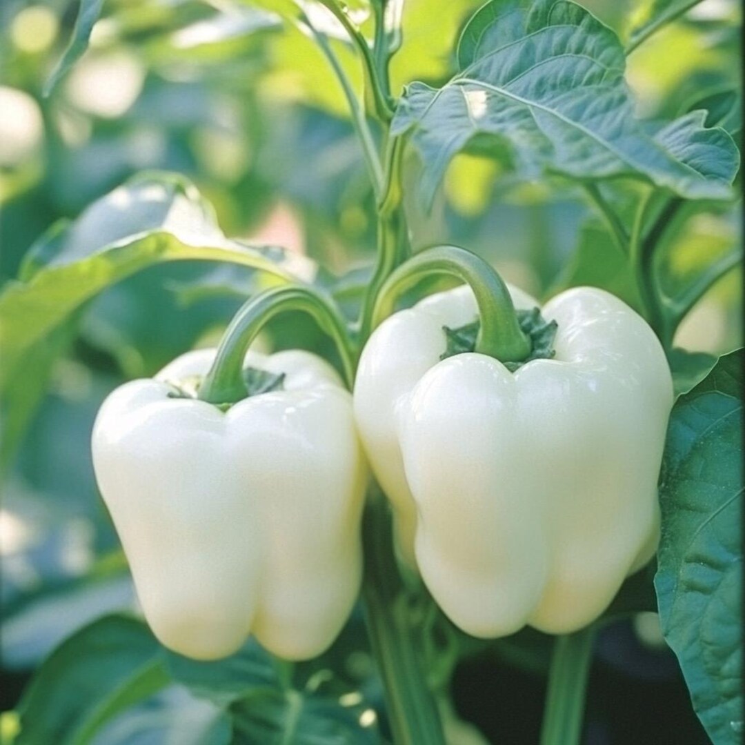 White Bell Pepper Seeds – Non-gmo, Heirloom, Sweet & Crisp, Ideal for ...