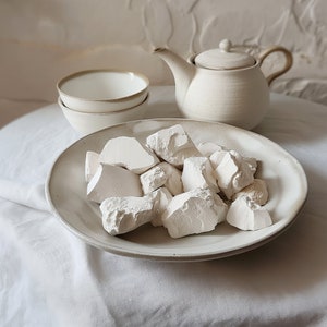 Georgia White Kaolin Clay: Edible Pica Clay for Wellness & Beauty (3 ...