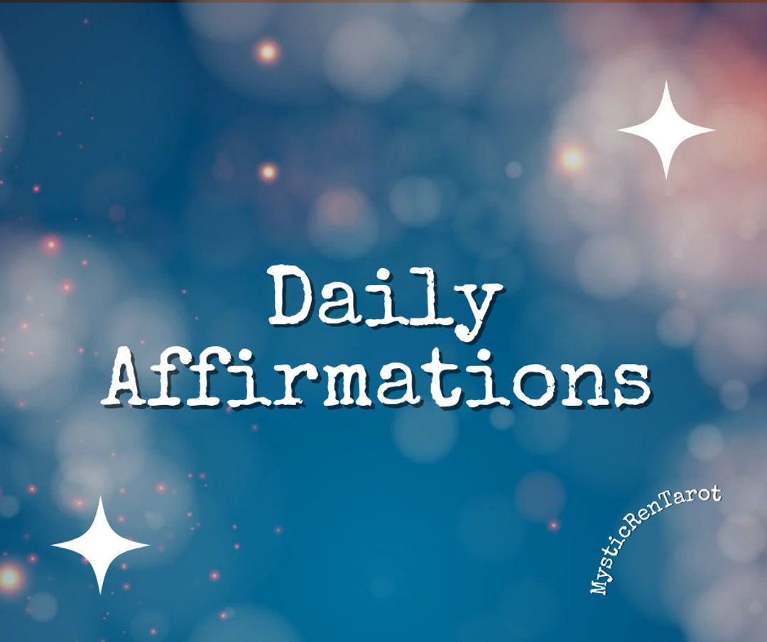 Daily Affirmations - Etsy
