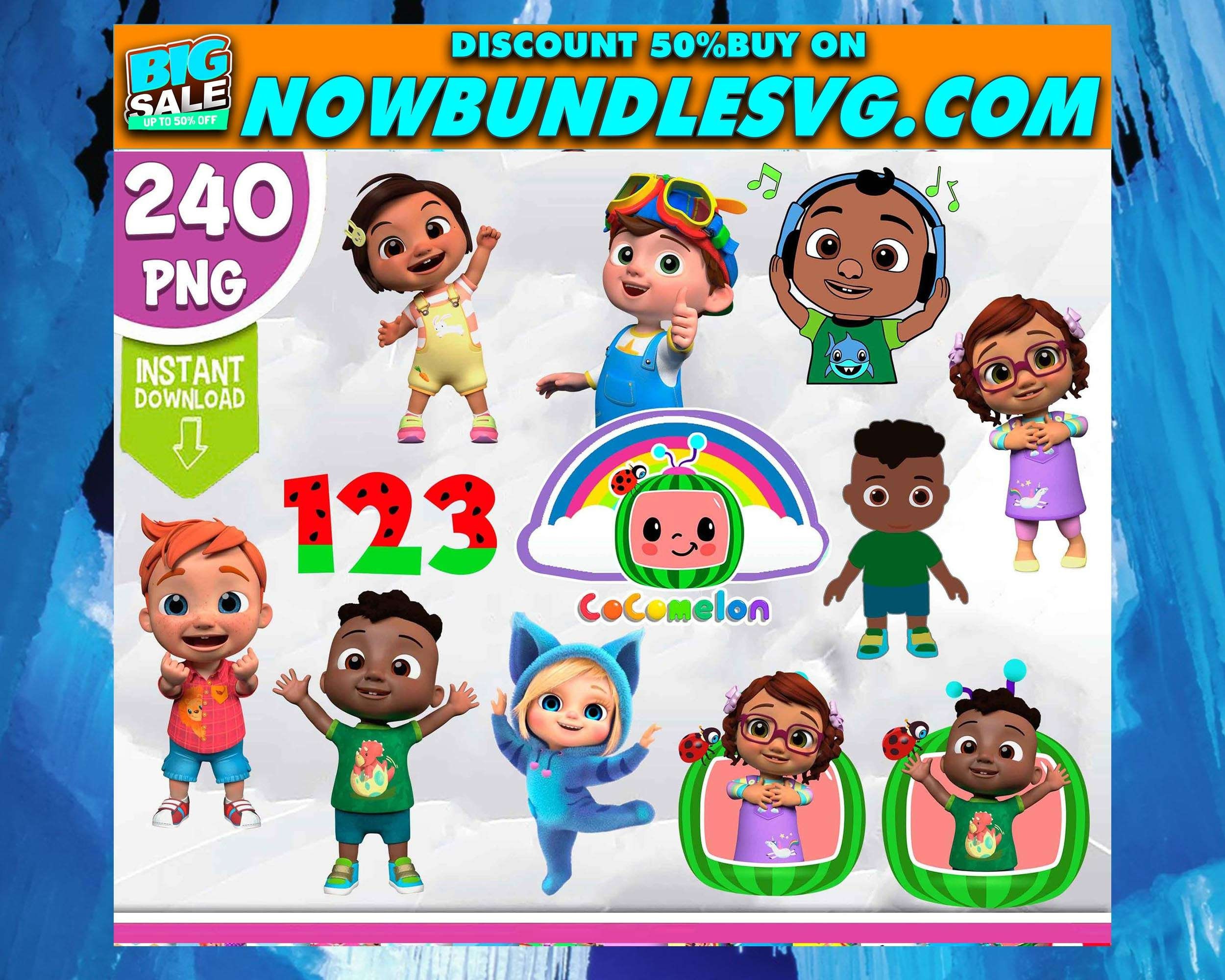 Cocomelon SVG Bundle 700 Files Cocomelon SVG for Cricut - Etsy