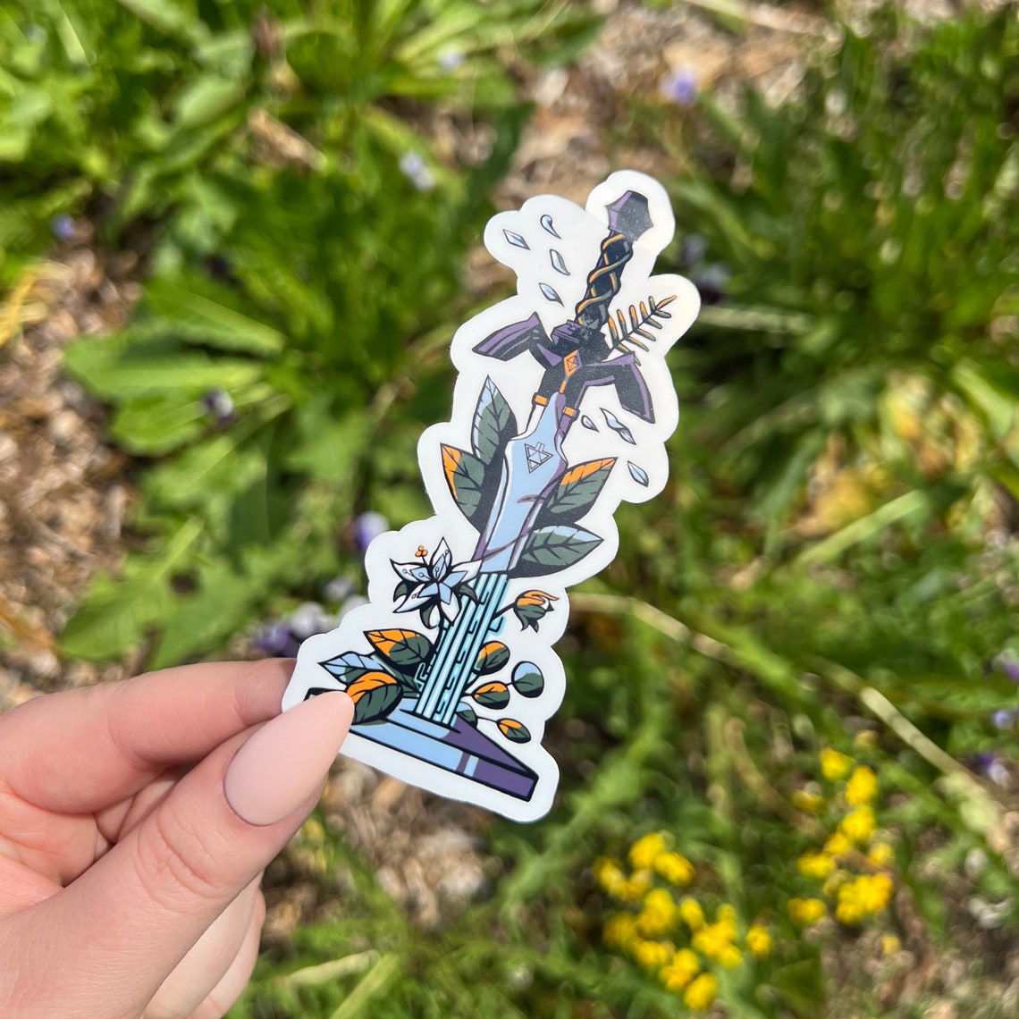 The Master Sword Sticker | Legend of Zelda Sticker - Etsy