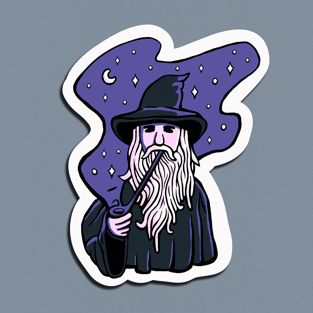 Gandalf Sticker Lord of the Rings Sticker - Etsy