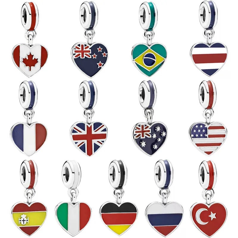 Flag Charms - Etsy