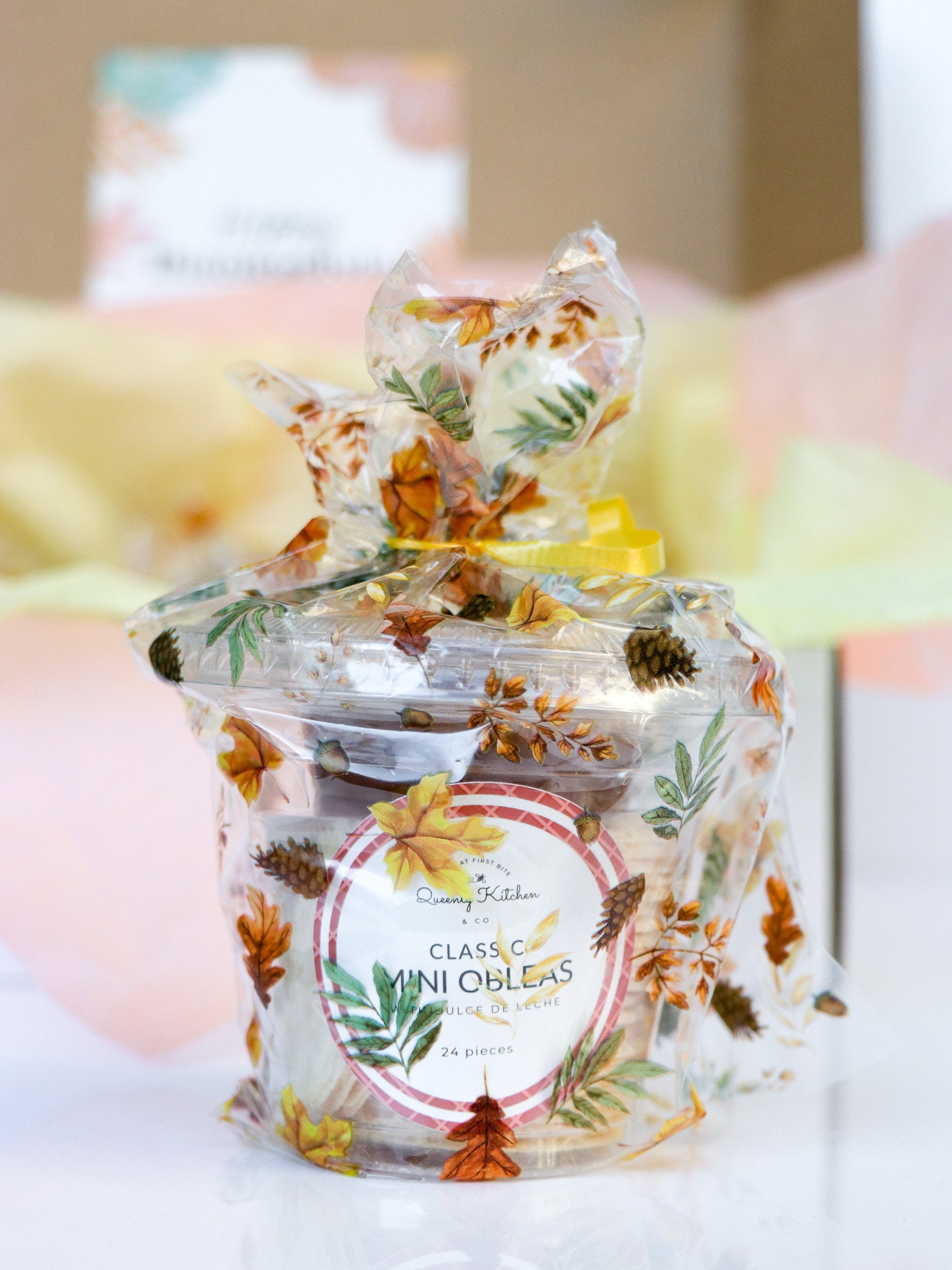 Mini Obleas (thin and Crispy Round-shaped Wafers) Each Cup Includes 24 ...