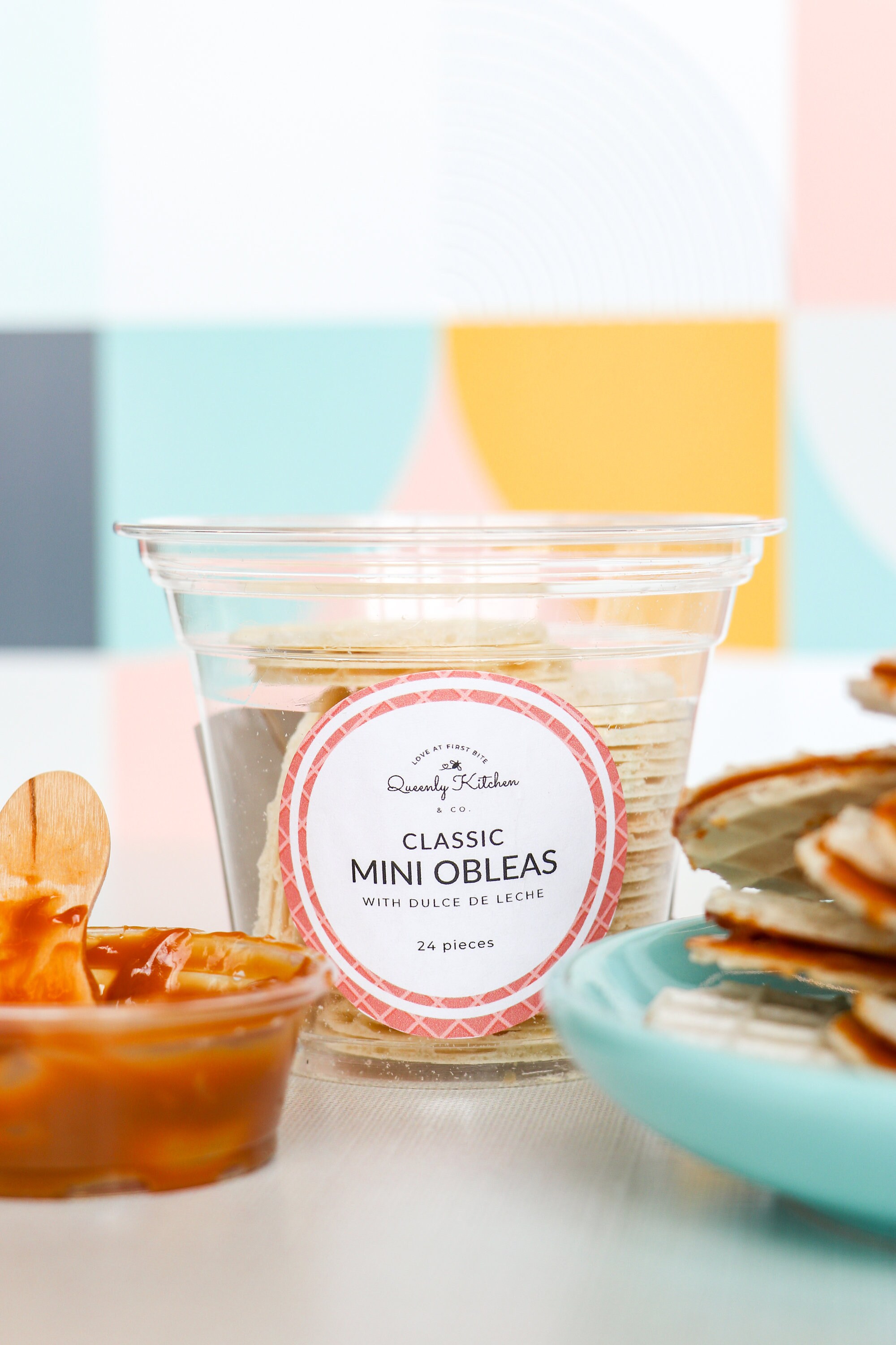 Mini Obleas (thin and Crispy Round-shaped Wafers) Each Cup Includes 24 ...