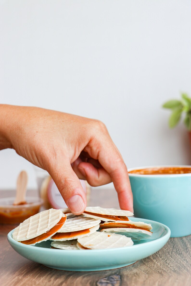 Mini Obleas (thin and Crispy Round-shaped Wafers) Each Cup Includes 24 ...