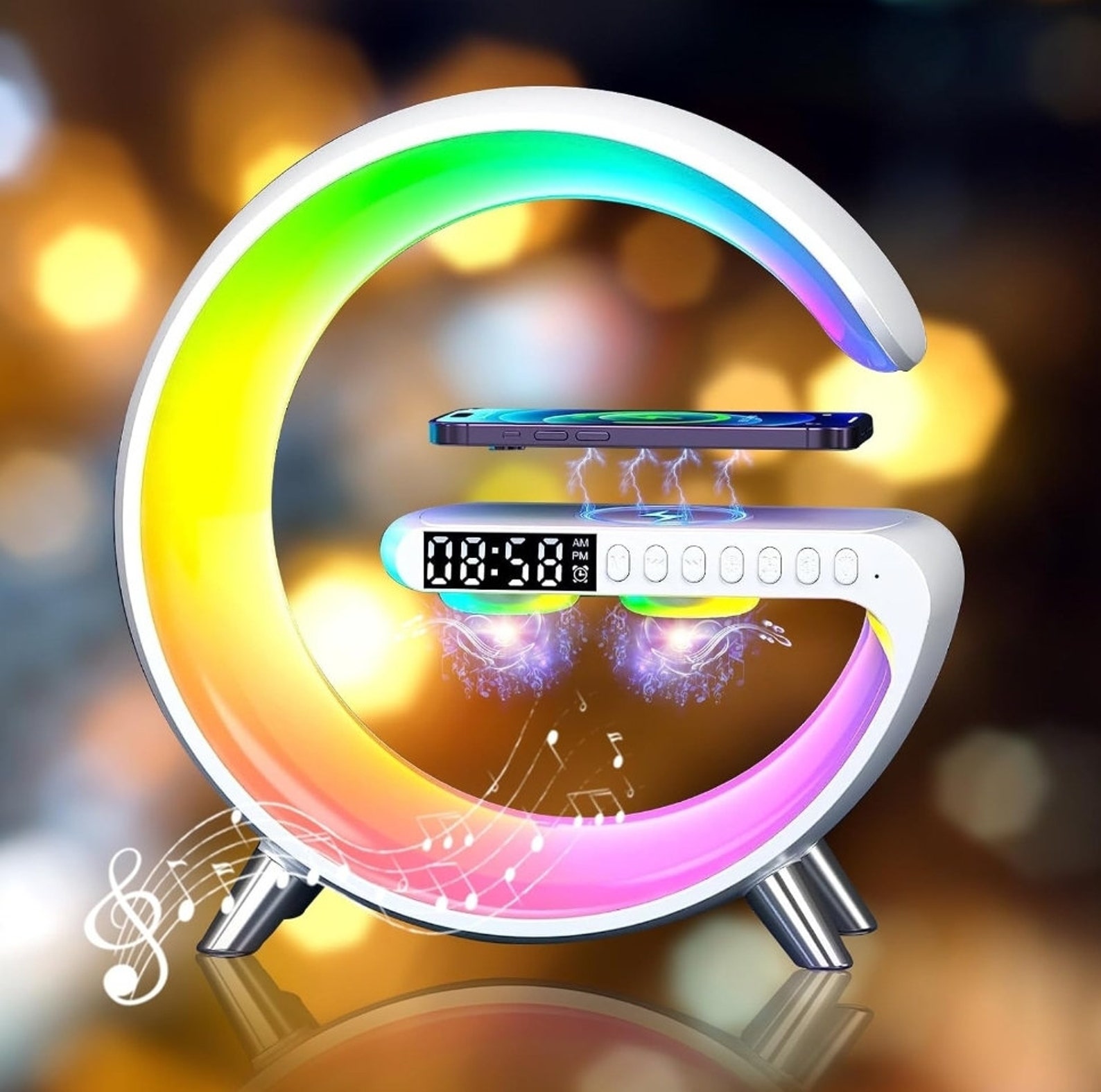 Smart LED Desk Lamp, Smart 4 in 1 - Etsy