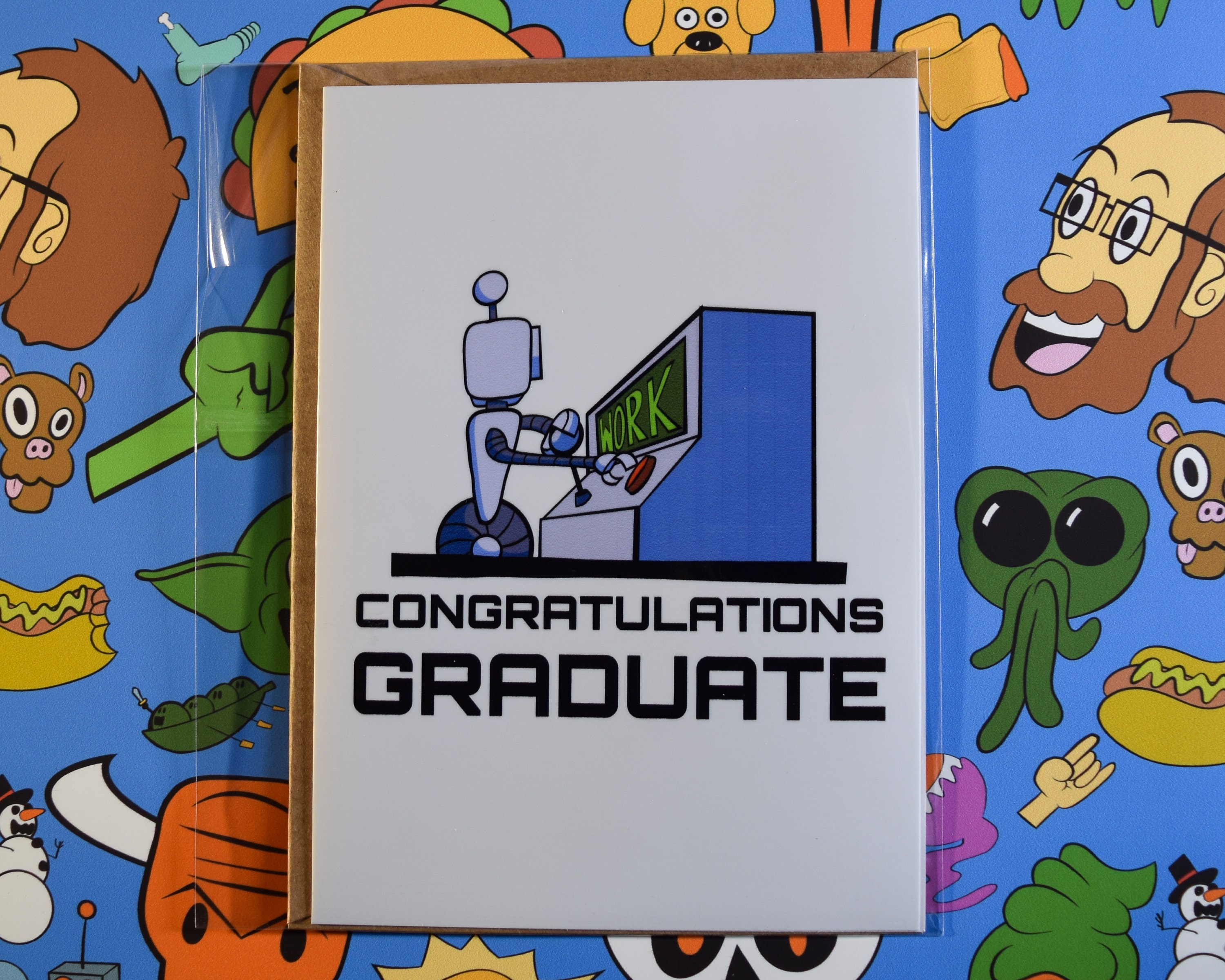 Congratulations Graduate I Hope Robots Didn't Steal All the Jobs 5x7 ...
