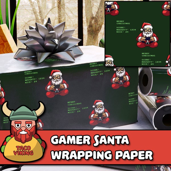 Pixel Wrapping Paper - Etsy