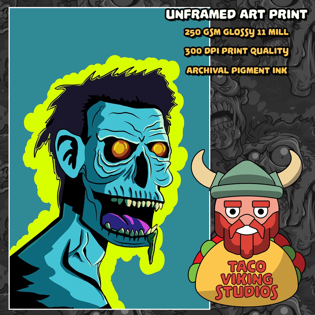 Neon Ooze Poster Art Print - Colorful Neon Ooze Style Wall Art ...