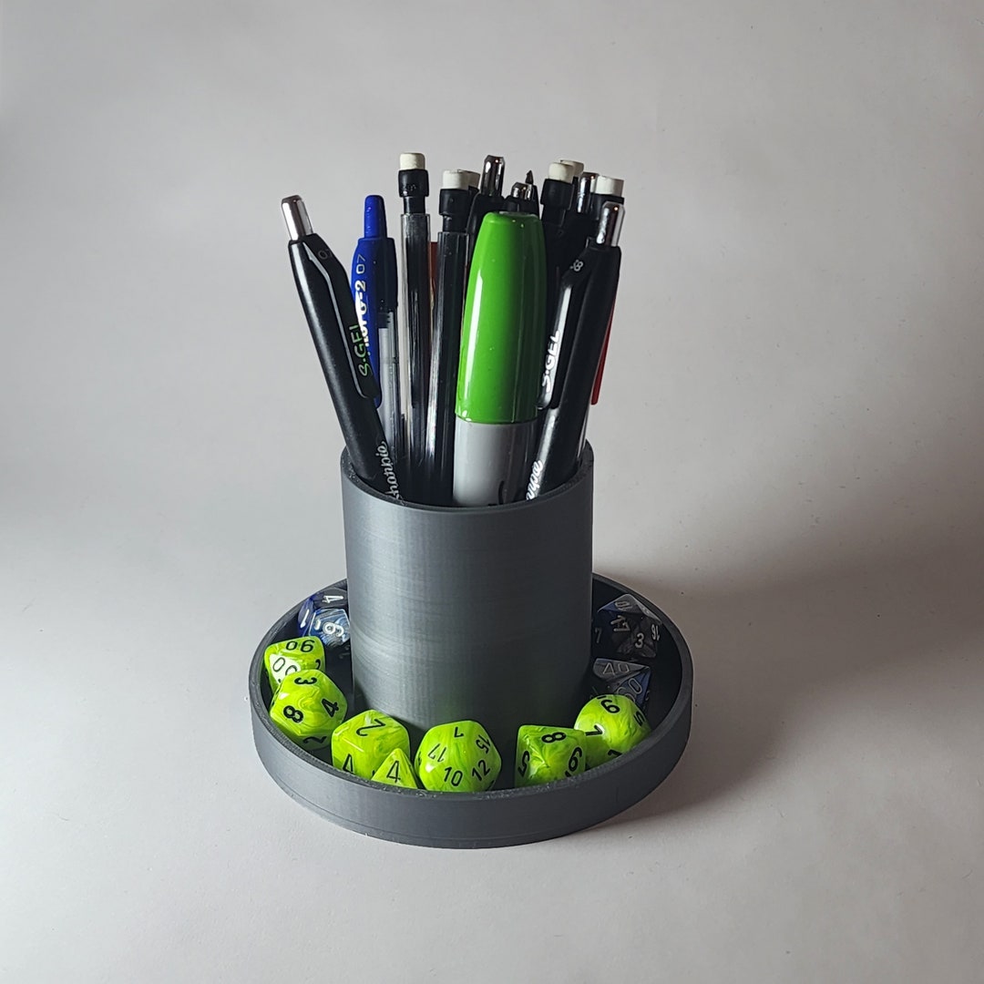 Tabletop Pen/pencil and Dice Holder - Etsy