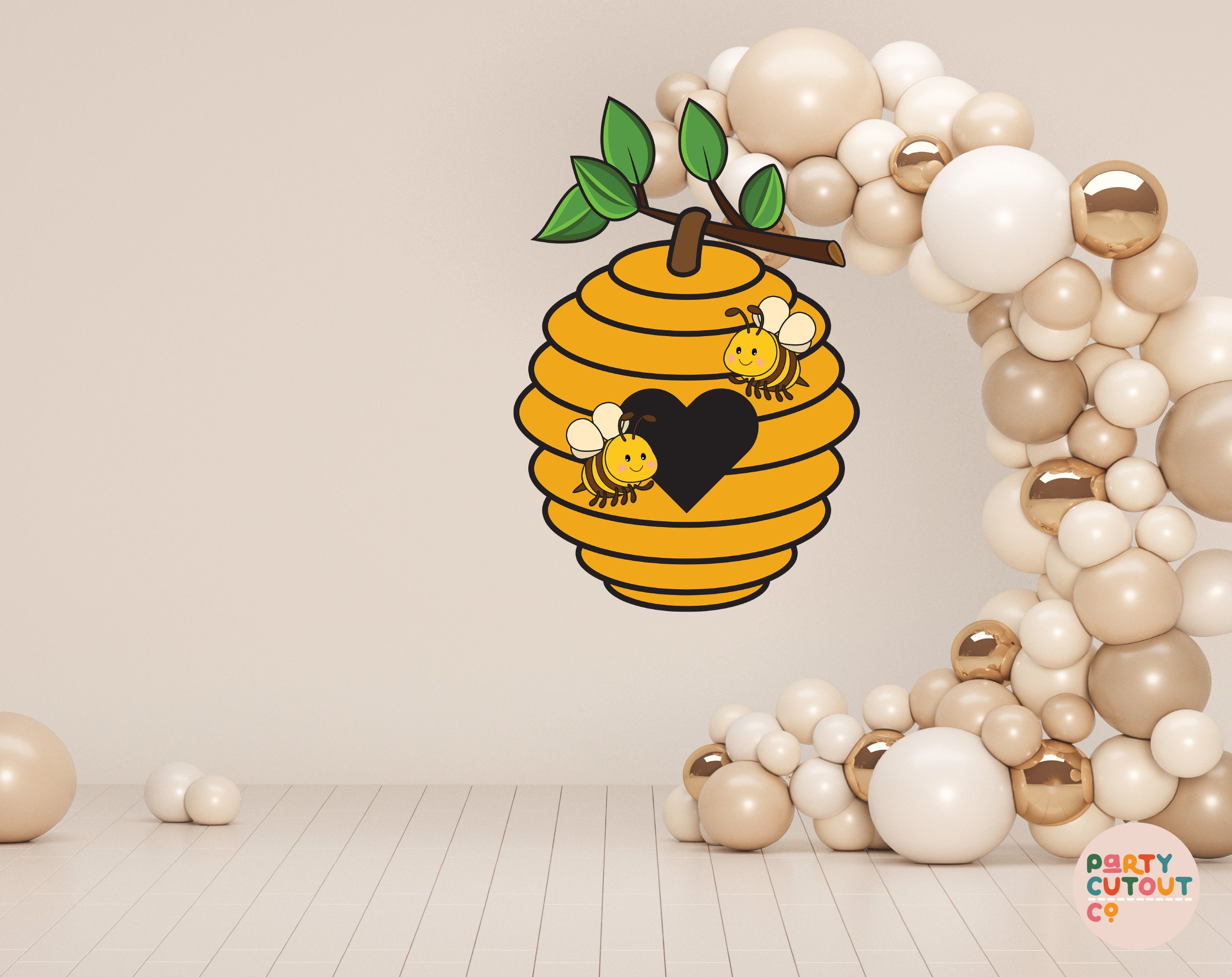 BIG CUTOUT, Bee Hive Party, Bee Prop, Bee Party, Bee Hive, Bee Baby ...