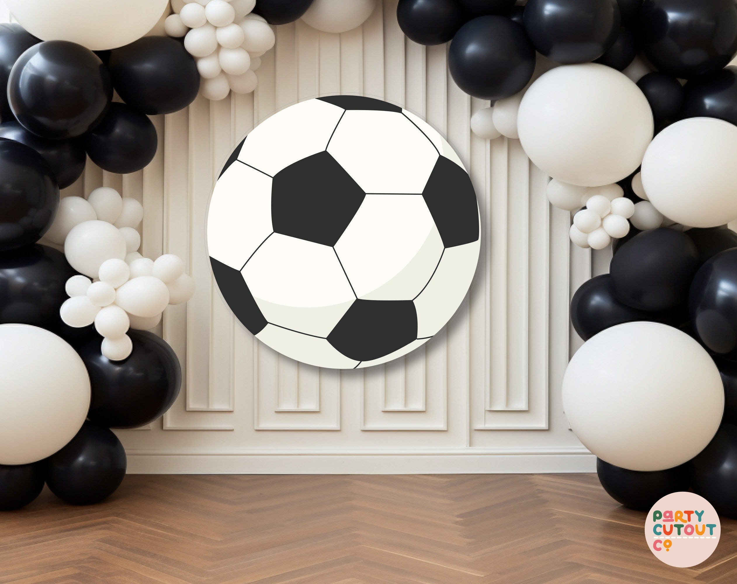 BIG CUTOUT Soccer Ball Soccer Cut Out Decoration Football Football ...