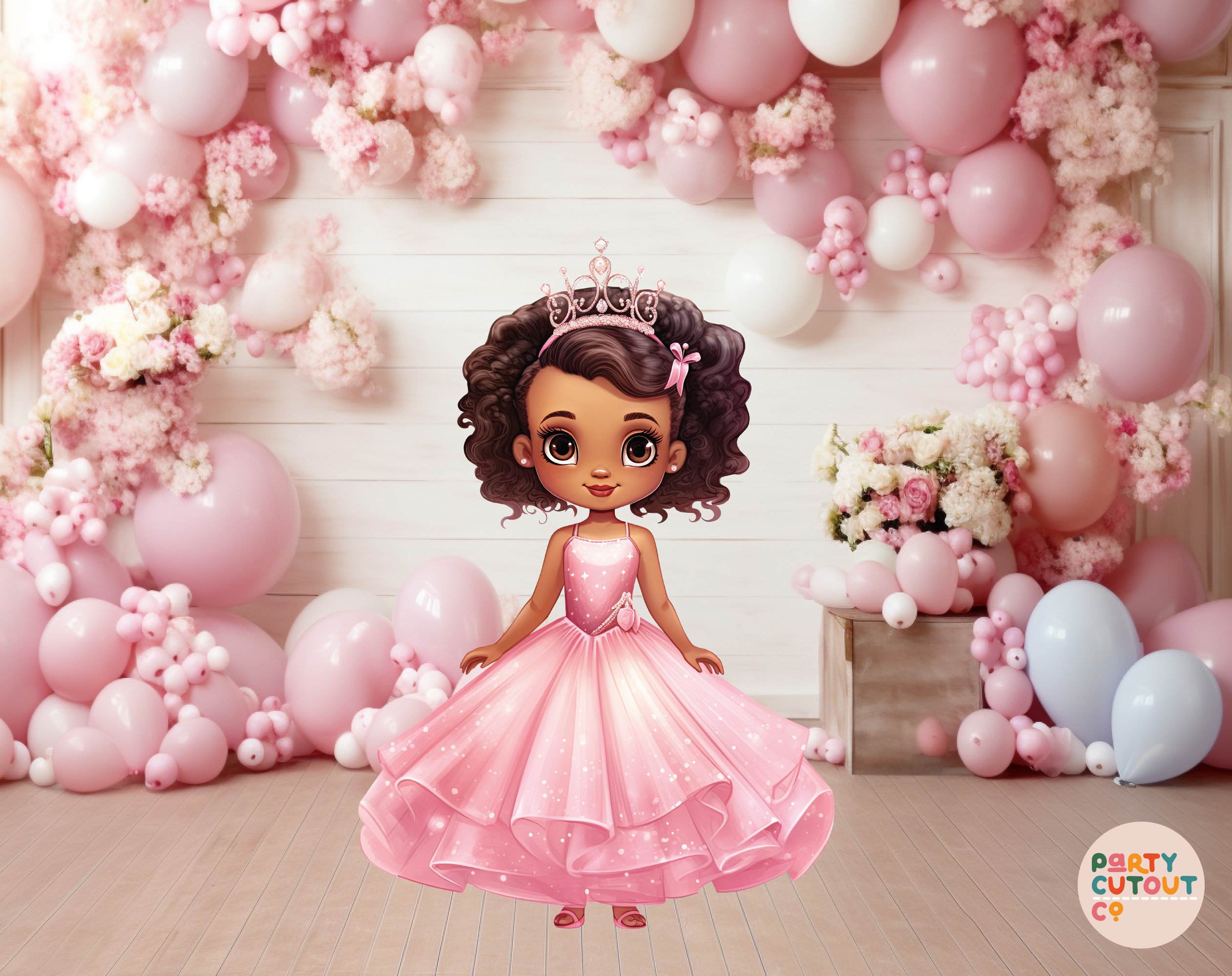 BIG CUTOUT, Pink Princess Cutout, Cute Princess Prop, Princess ...