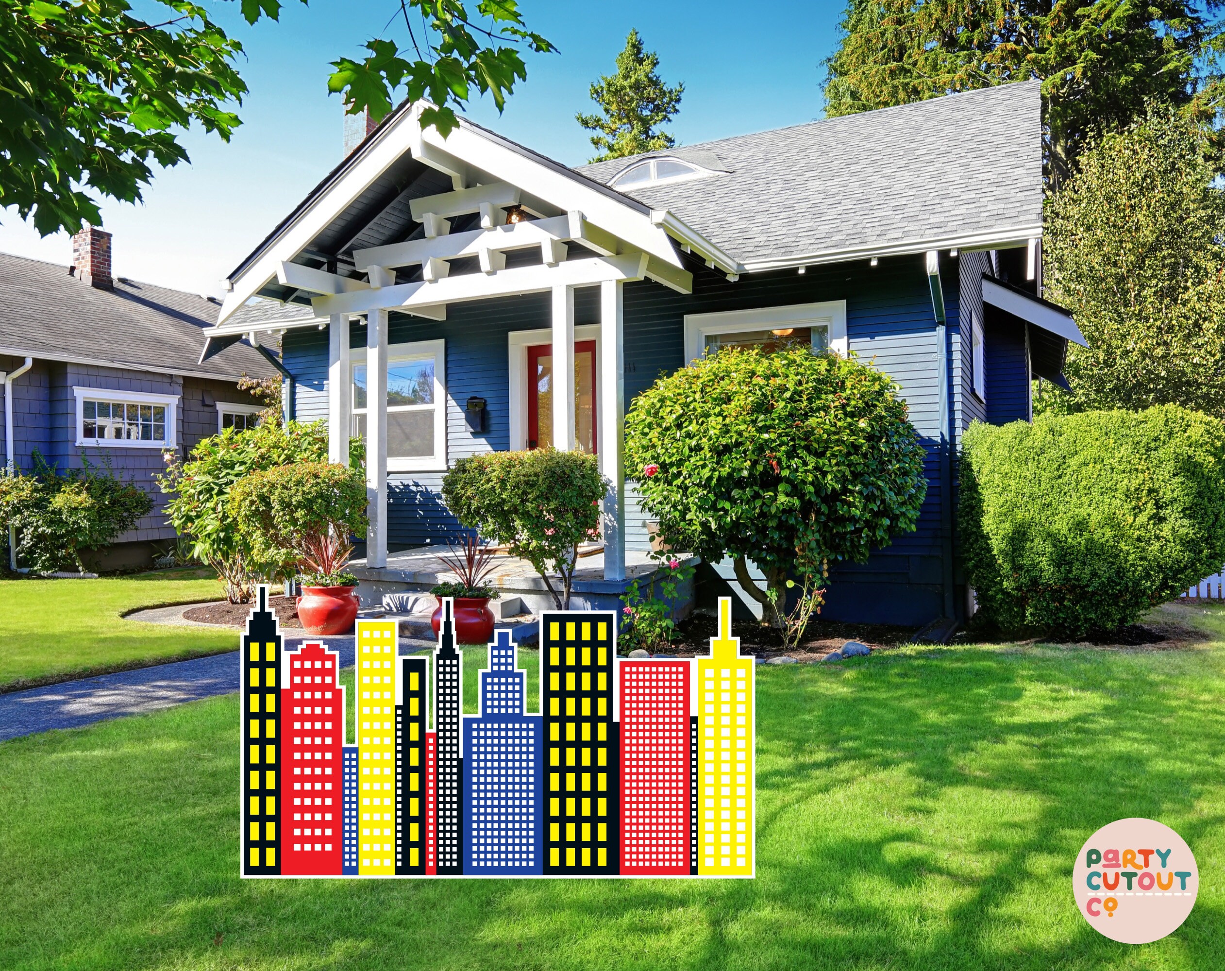 BIG CUTOUT Super Hero Party Super Hero Buildings Super Hero Party Ideas ...