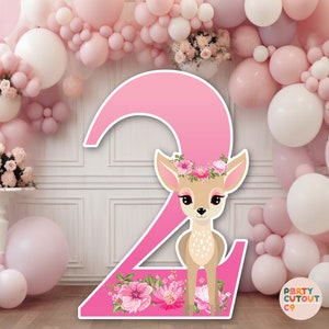 Number 2 Cardboard Cutout - Etsy