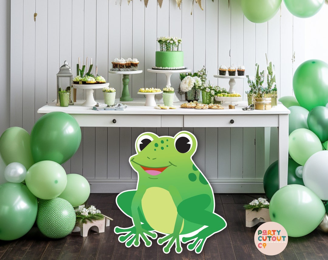 BIG CUTOUT Green Frog Decoration Safari Theme Prop Tree Frog Cutout ...
