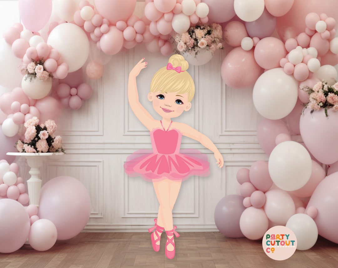 BIG CUTOUT Ballerina Girl Ballerina Decoration Ballet Prop Ballerina ...