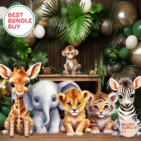 Safari Theme Animal for Decorations - Etsy