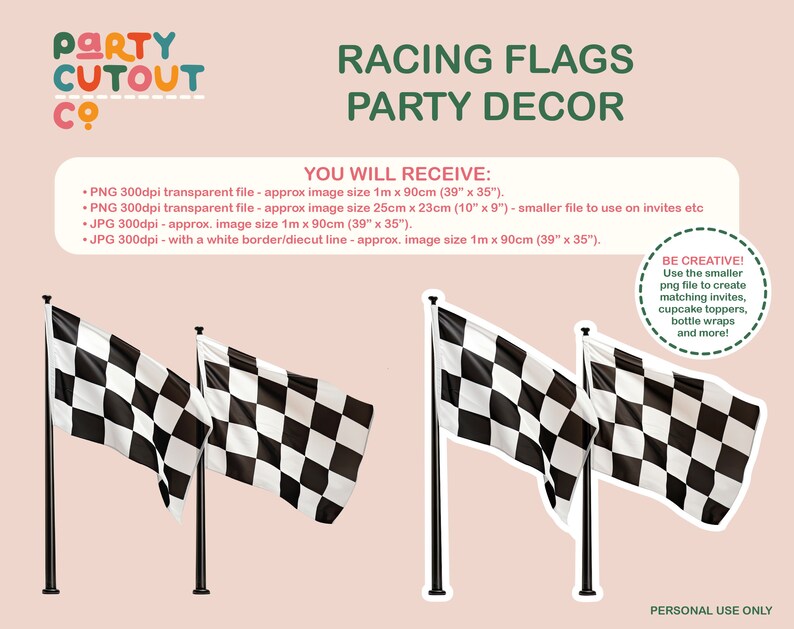 BIG CUTOUT, Racing Car Party, Racing Flags, Formula One Party, Stand up ...