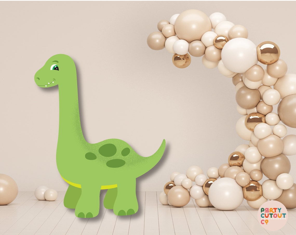 BIG CUTOUT Dinosaur Cut Out Decoration Dinosaur Prop Brachiosaurus ...