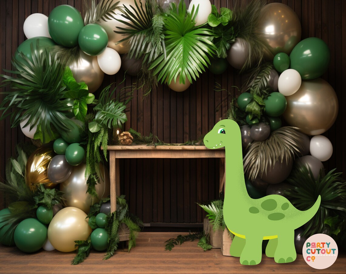 BIG CUTOUT Dinosaur Cut Out Decoration Dinosaur Prop Brachiosaurus ...