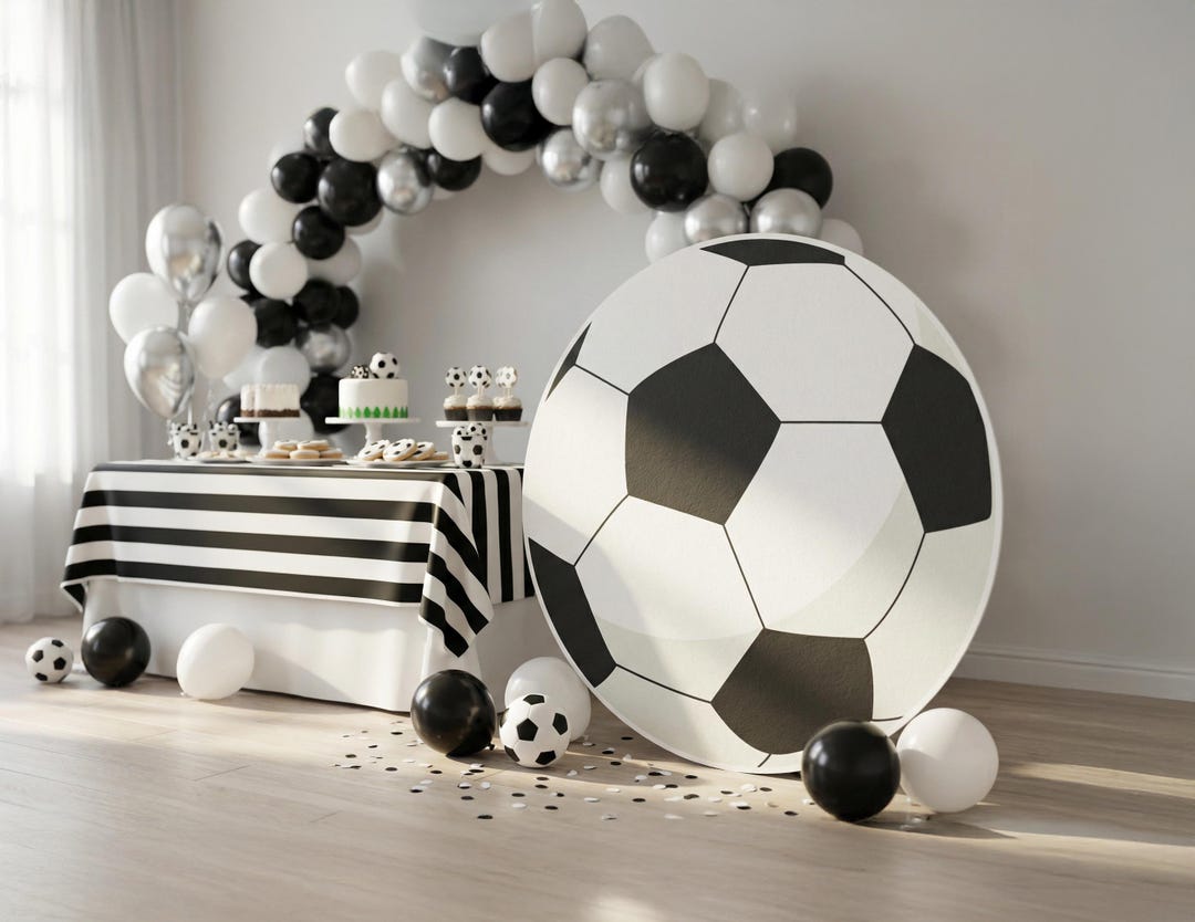 BIG CUTOUT Soccer Ball Soccer Cut Out Decoration Football Football ...