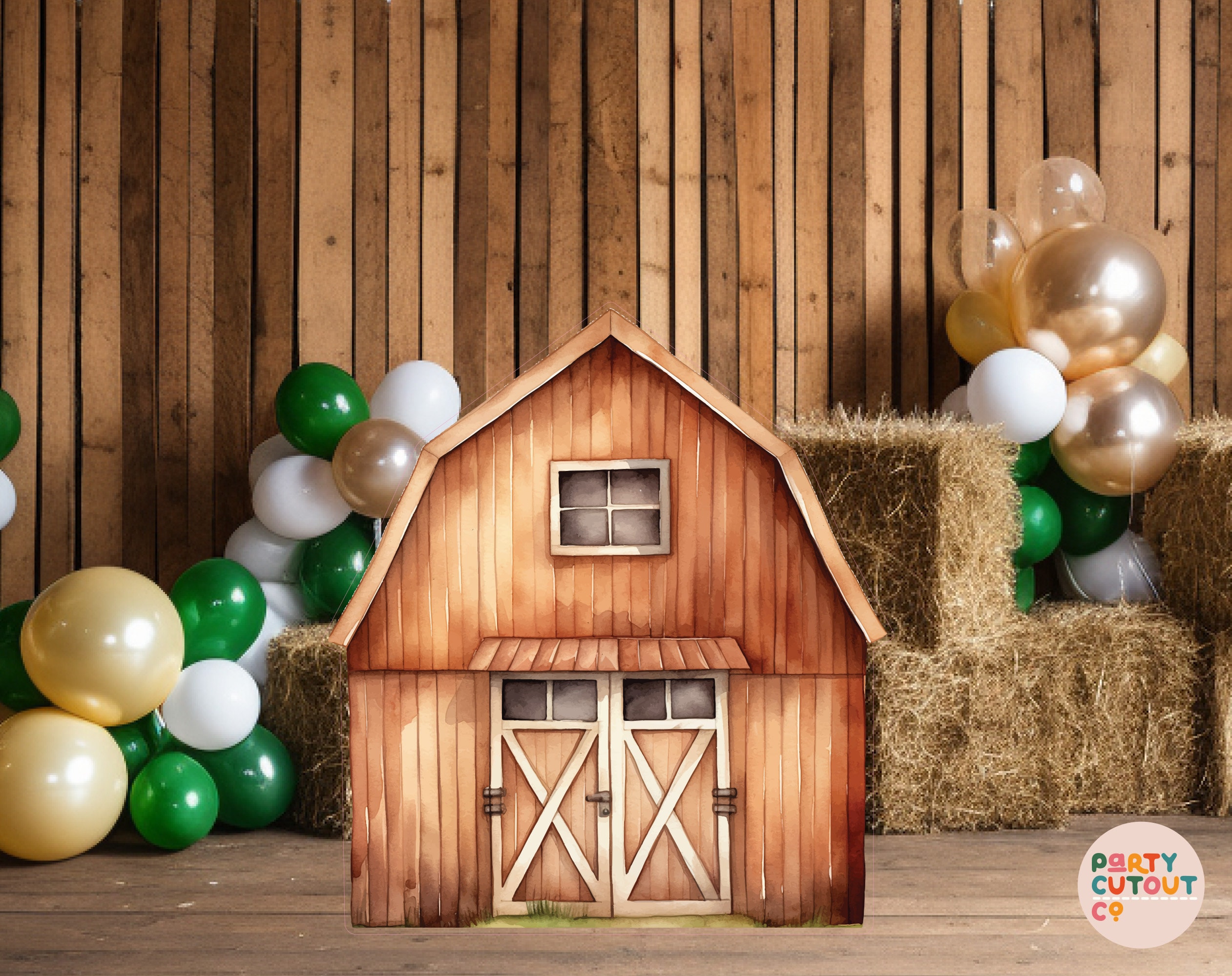 BIG CUTOUT Farm Barn Cutout Farm Decorations Farmhouse Theme Country ...