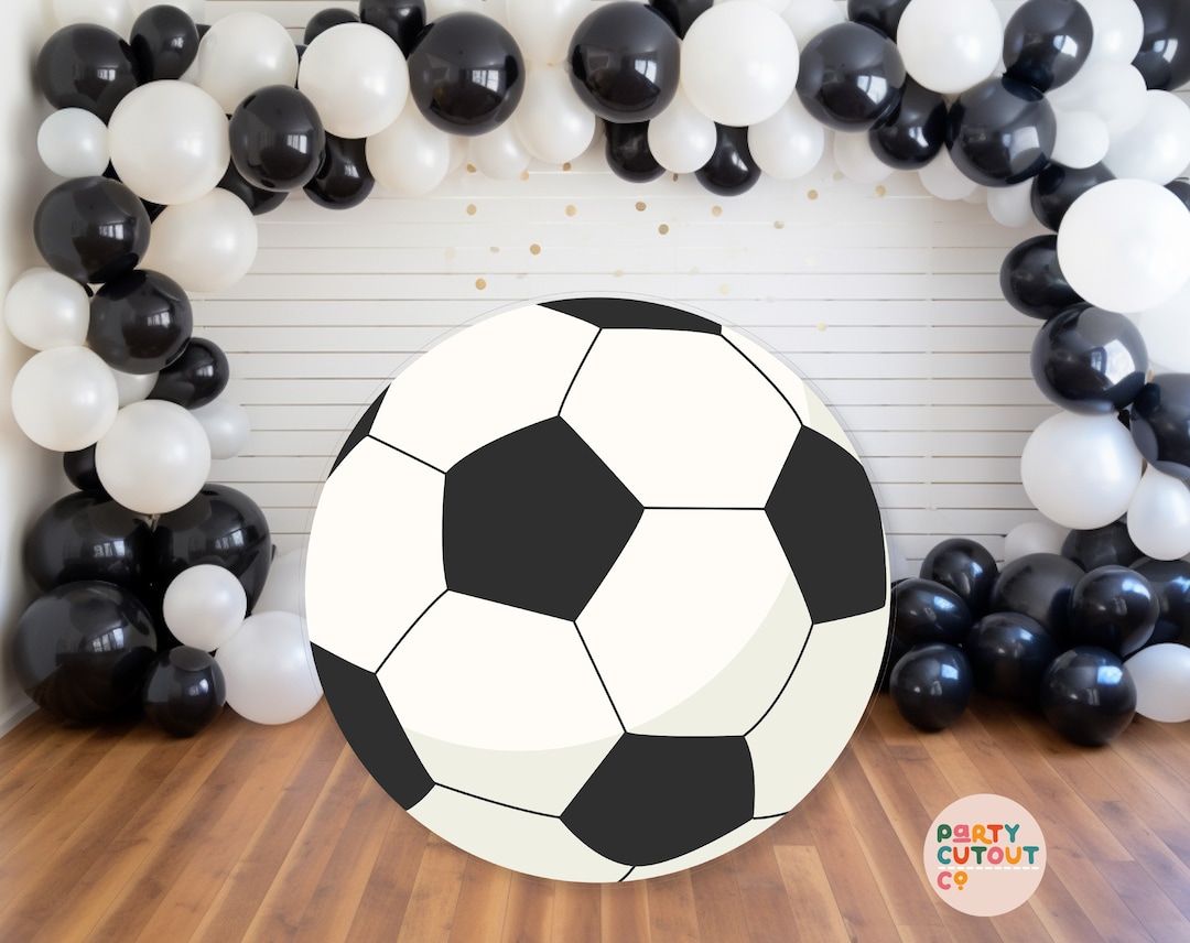 BIG CUTOUT Soccer Ball Soccer Cut Out Decoration Football Football ...