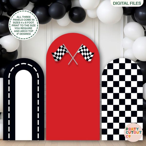 Racing Backdrop - Etsy
