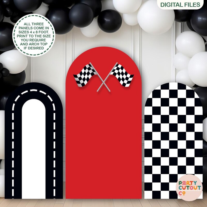 Racing Backdrop - Etsy