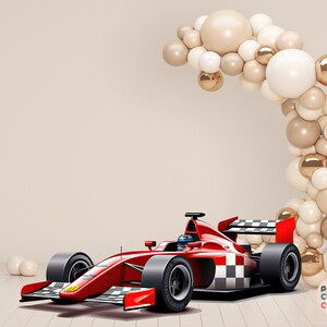 BIG CUTOUT Racing Car Decoration Formula One Prop Stand up Cutout ...