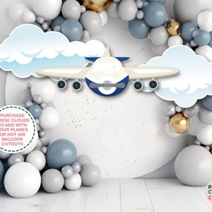 BIG CUTOUT Red Plane Cut Out Aircraft Props Plane Cutout Travel Party ...