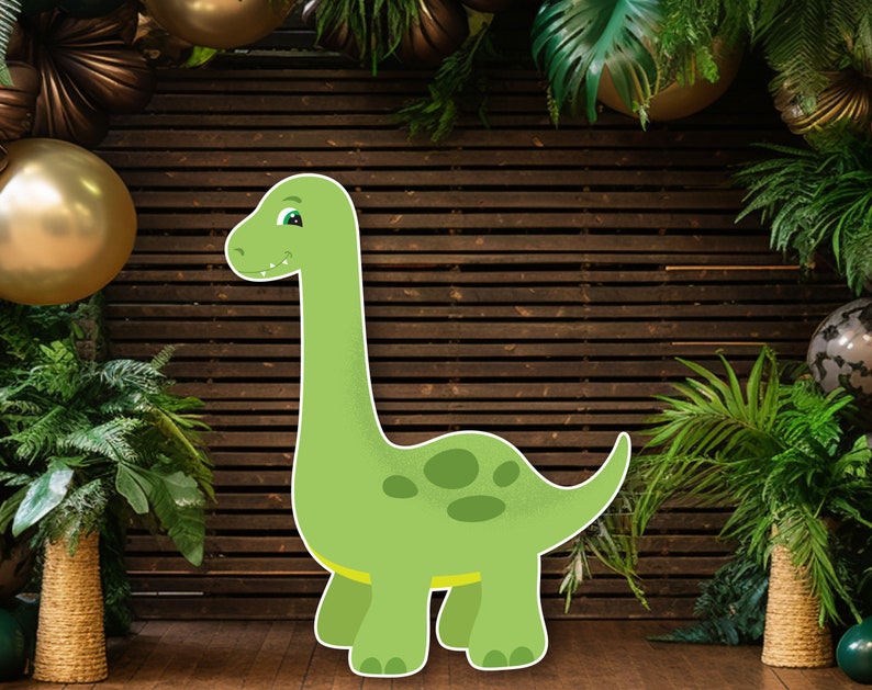 BIG CUTOUT Dinosaur Cut Out Decoration Dinosaur Prop Brachiosaurus ...