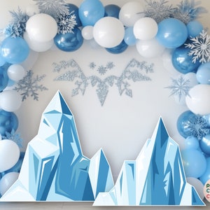 BIG CUTOUT Iceberg Cutout Princess Party Cutout Frozen Icebergs ...