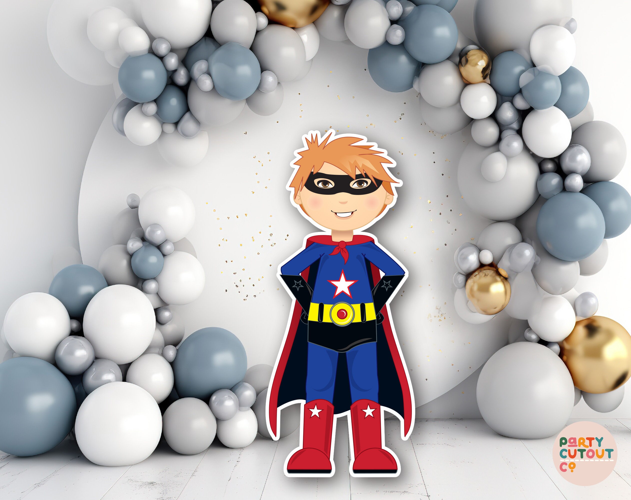 BIG CUTOUT Super Hero Party Super Hero Cutout Prop Super Hero Boy ...
