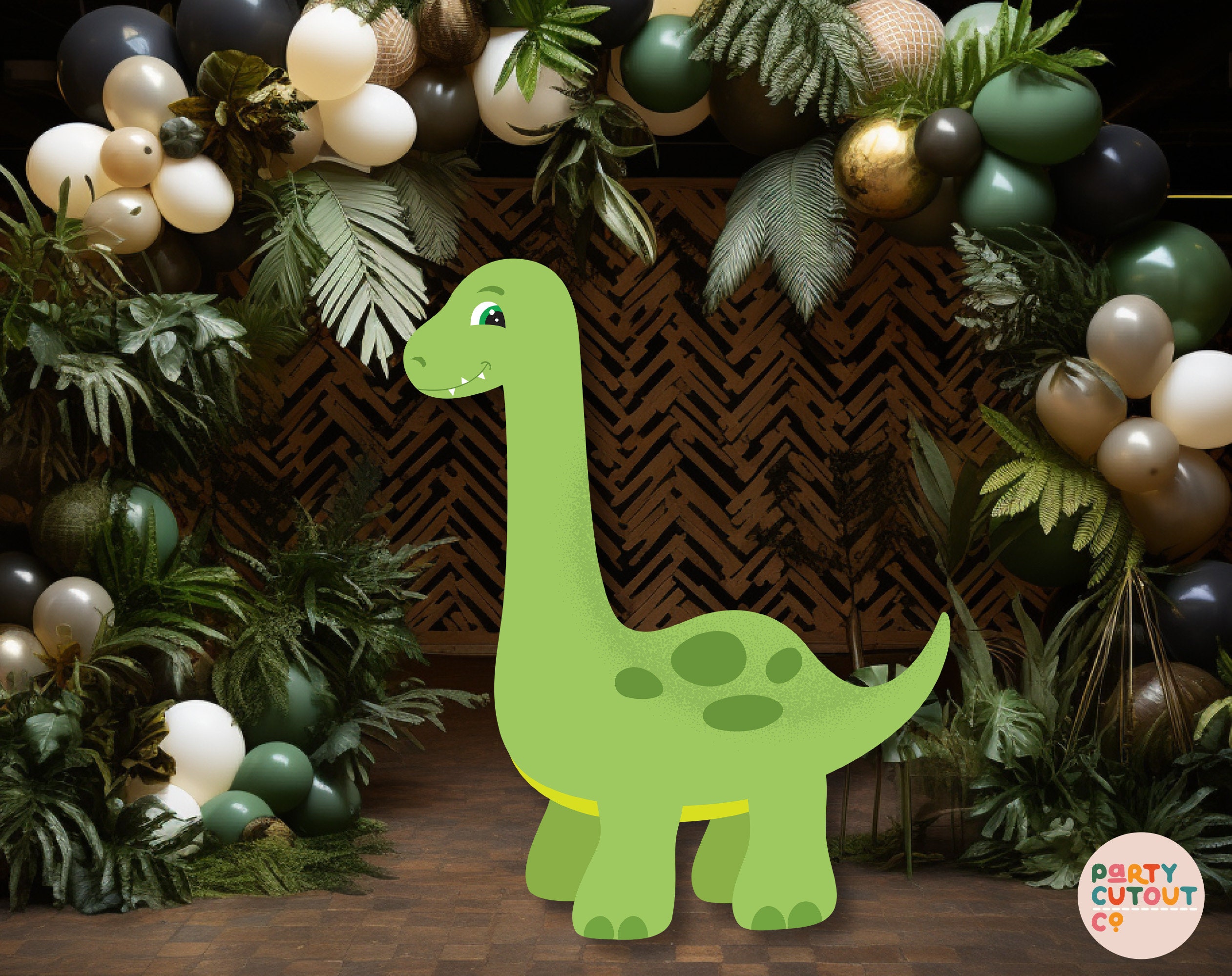 BIG CUTOUT Dinosaur Cut Out Decoration Dinosaur Prop Brachiosaurus ...