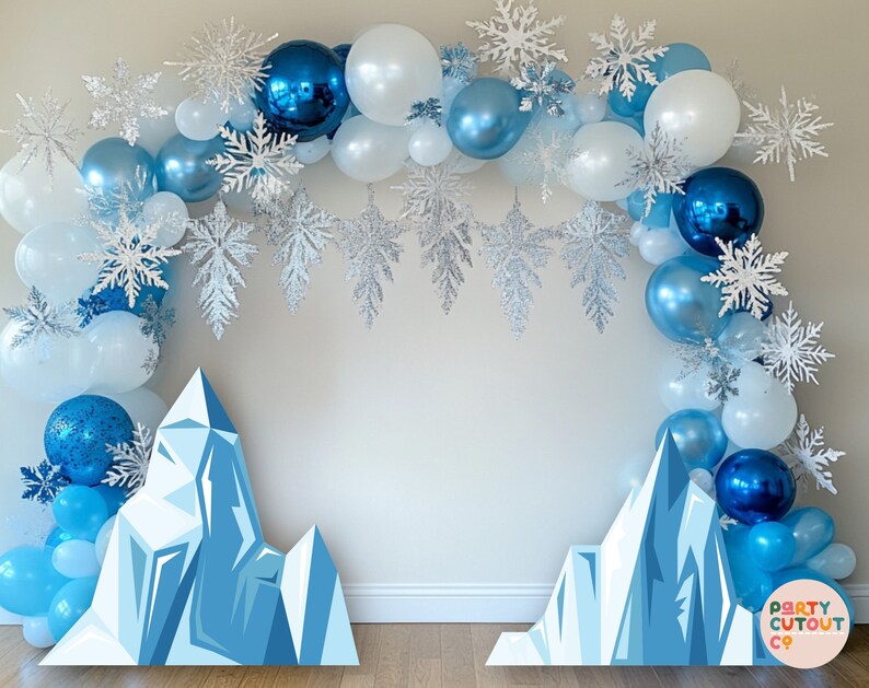 BIG CUTOUT Iceberg Cutout Princess Party Cutout Frozen Icebergs ...