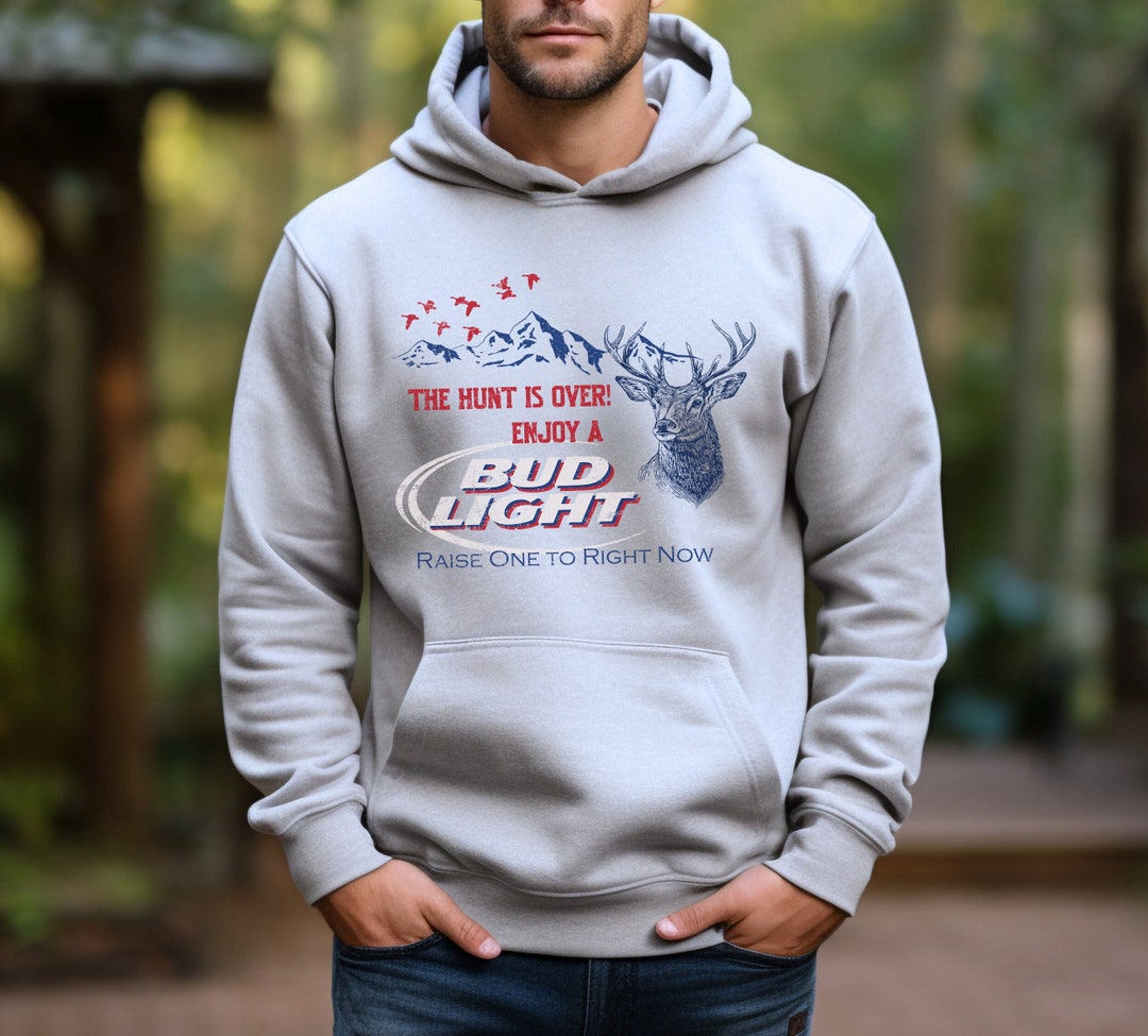 Bud Light Hunting Hoodie Bud Light Sweatshirt Bud Light - Etsy