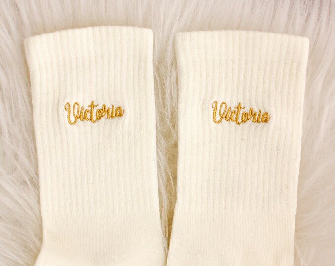 Princess Bride Socks, Custom Embroidered Lilac Flower Wedding Socks ...