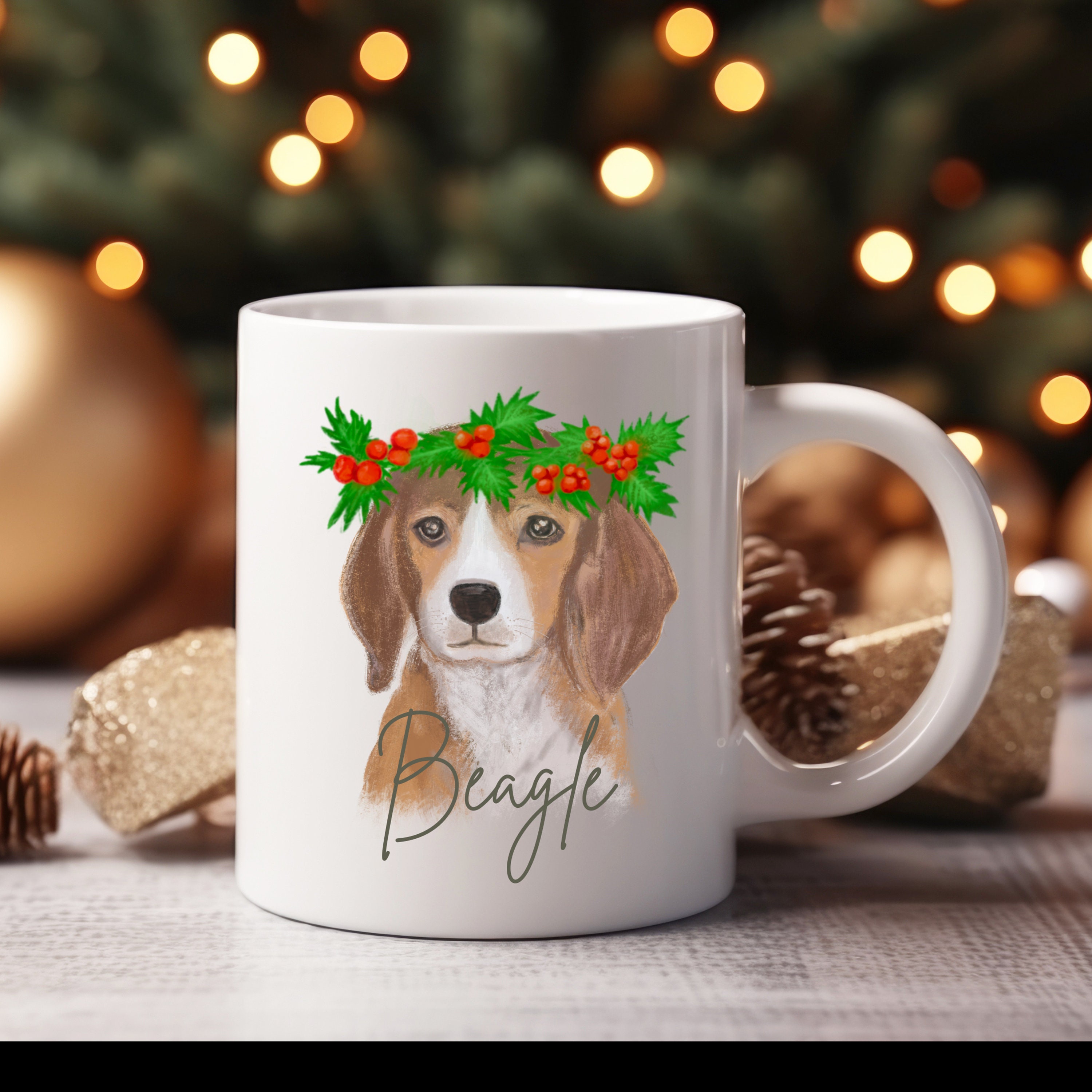 Beagle Mug Cup, Beagle Traits Coffee Cup, Funny Beagle Mug Cup, Dog and ...