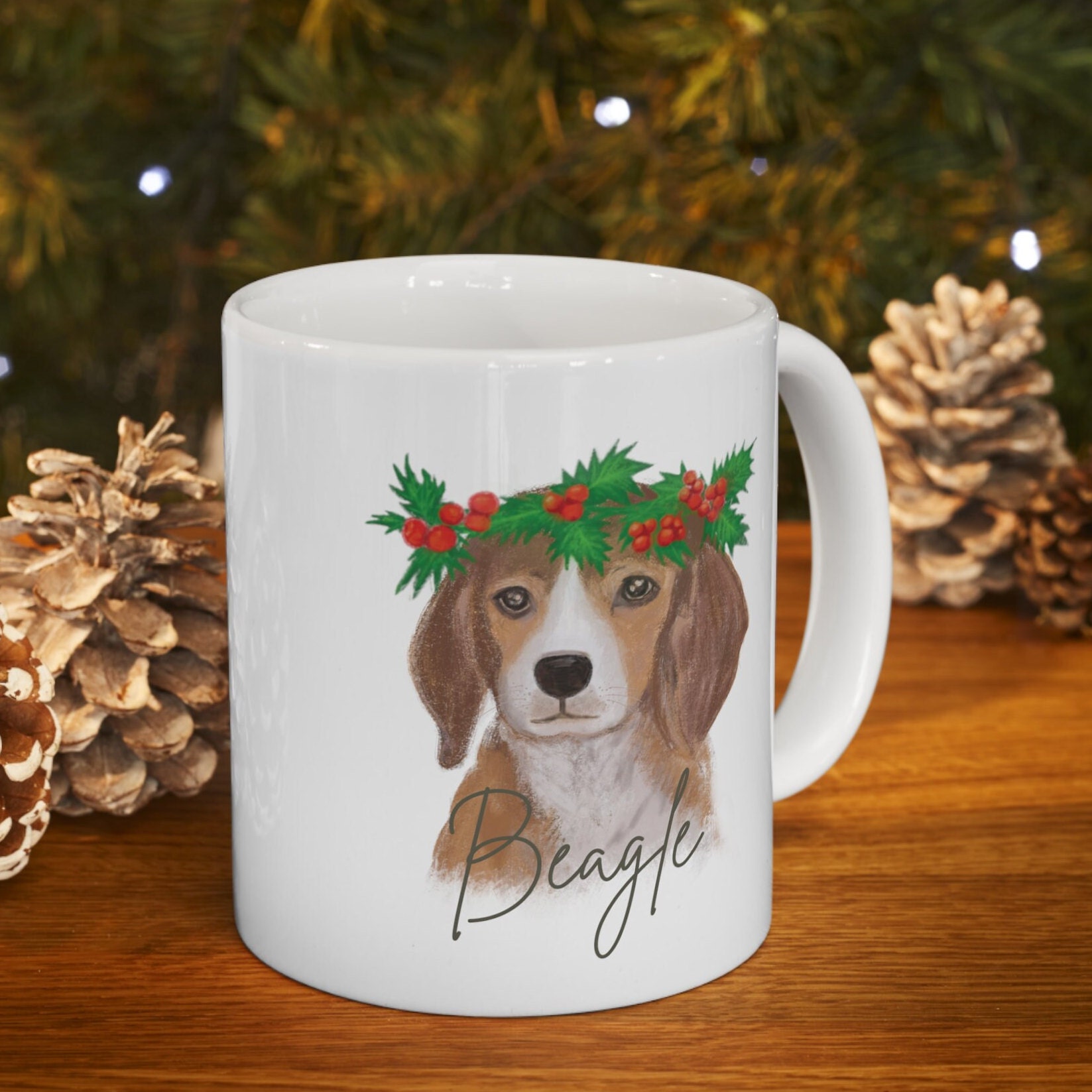 Beagle Mug Cup, Beagle Traits Coffee Cup, Funny Beagle Mug Cup, Dog and ...