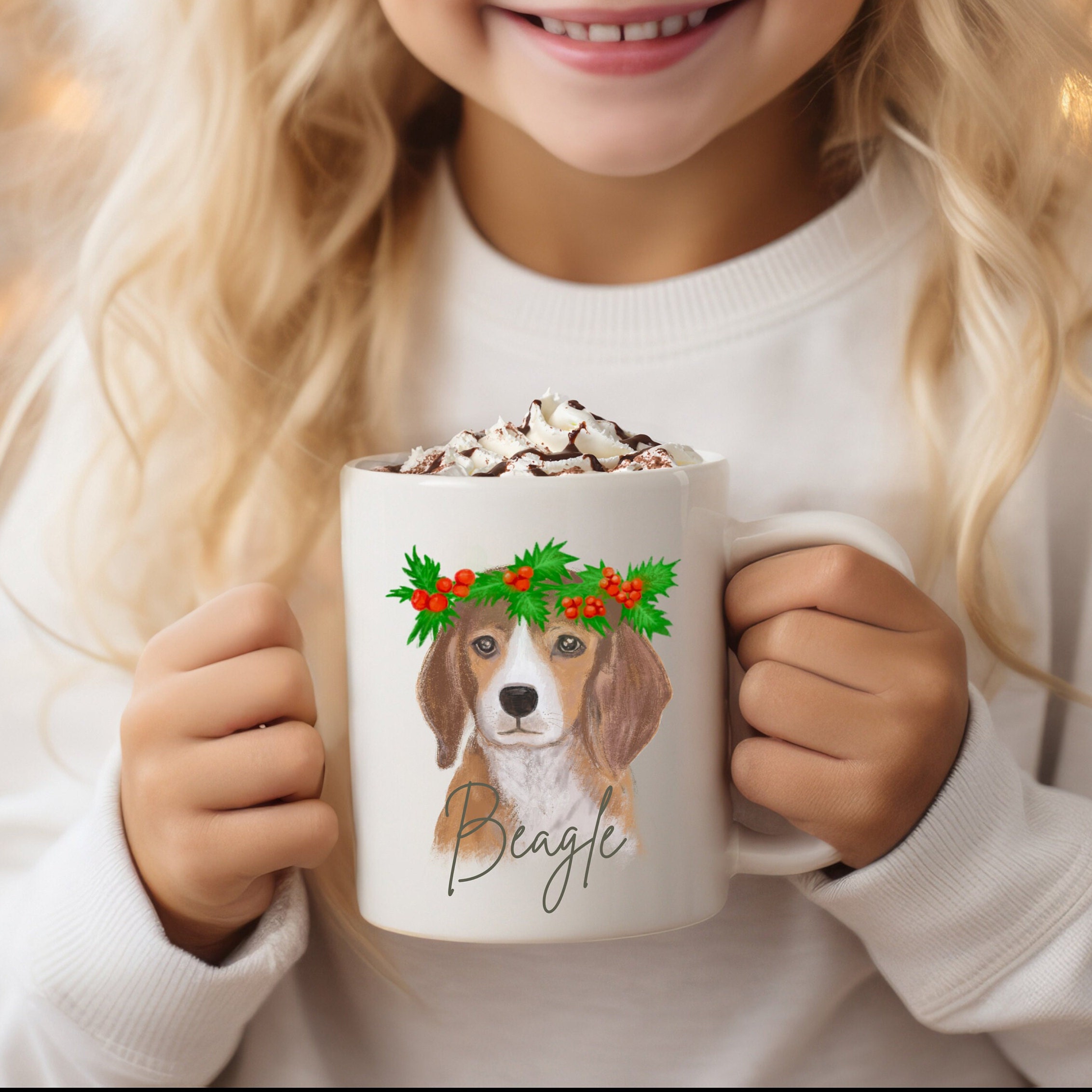 Beagle Mug Cup, Beagle Traits Coffee Cup, Funny Beagle Mug Cup, Dog and ...